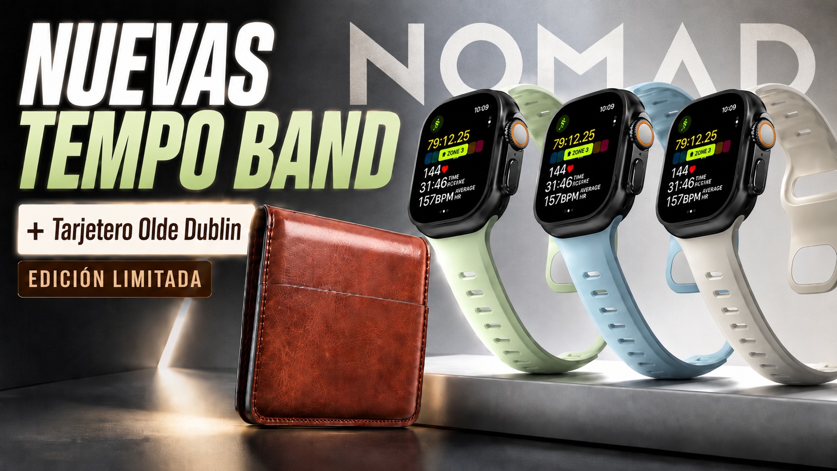 Portafoglio Nomad Tempo Band and Card Wallet Olde Dublin: design e ...